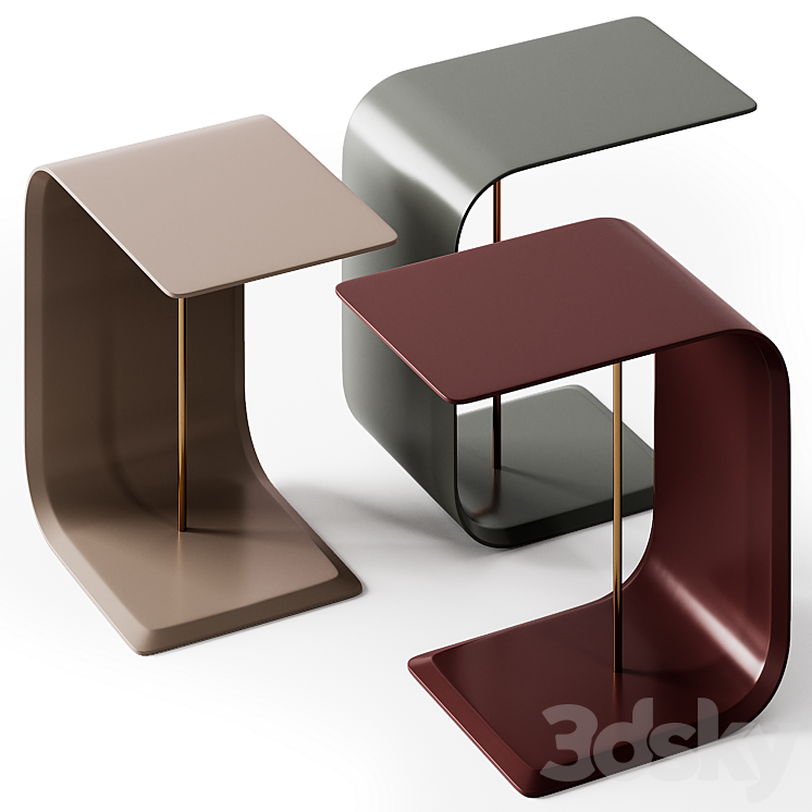 Side table Praddy ARIZONA NT017 - Table - 3D model