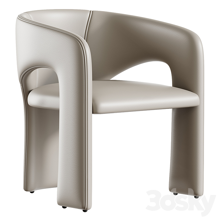Sienna Chair - Arketipo Firenze - Arm chair - 3D model