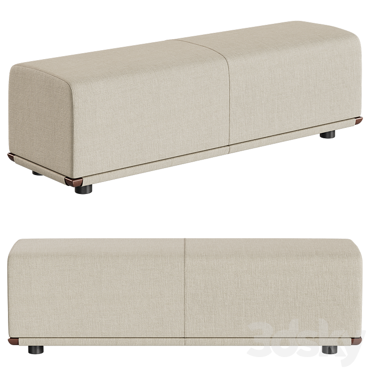 Giorgetti Adam Bench - Other soft seating - 3D model