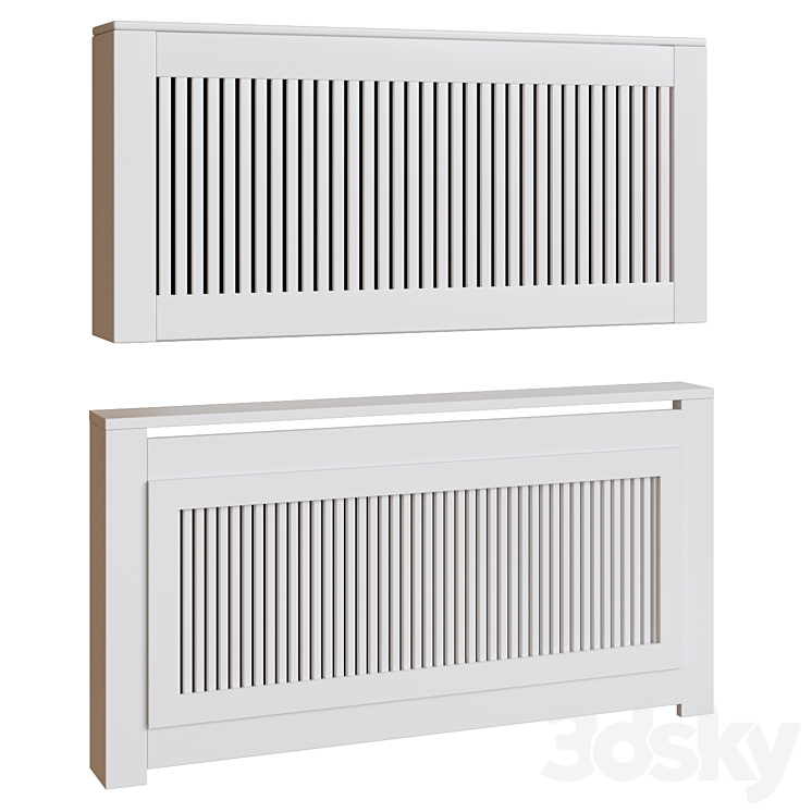 Set of radiator grilles 3 - Radiator - 3D model