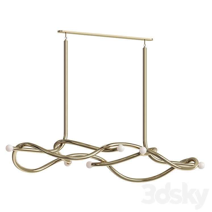 TRYST SIX - Pendant light - 3D model