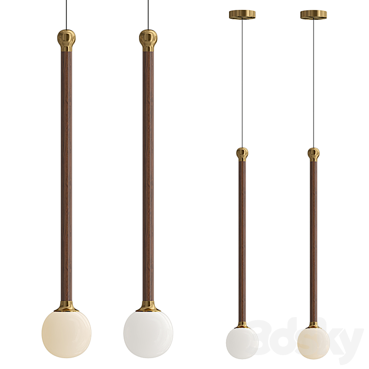 Bast - Pendant light - 3D model
