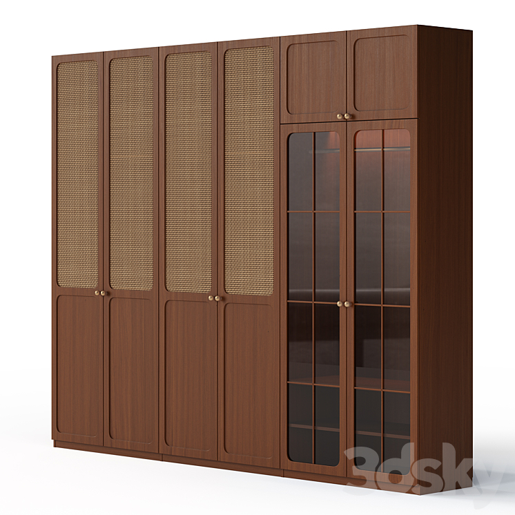 Closet 002 - Wardrobe & Display cabinets - 3D model