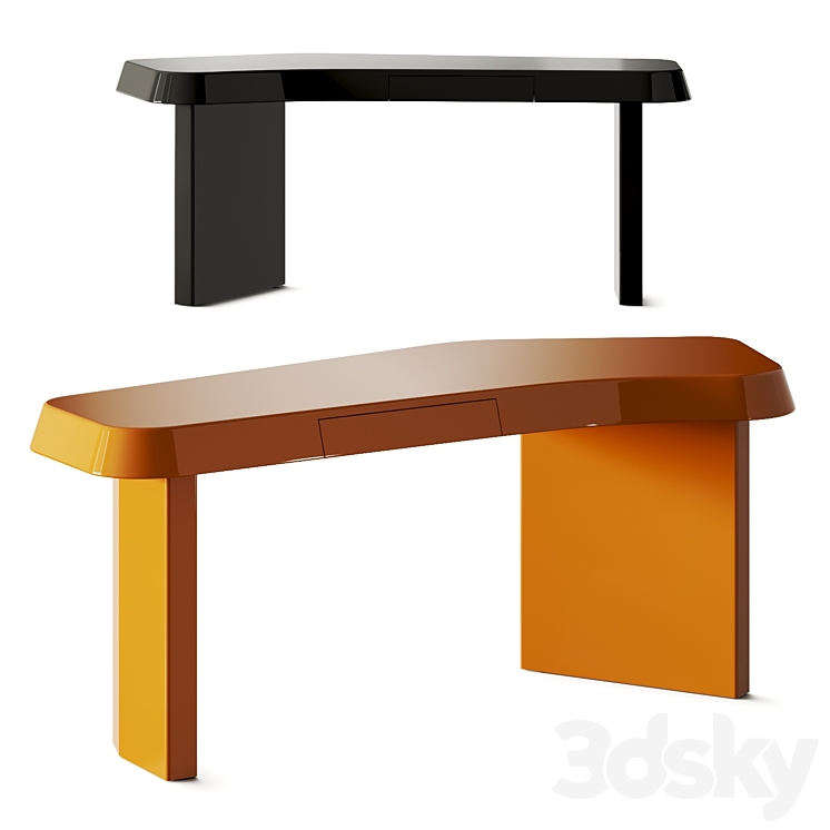 Baxter Aegates Writing Table - Table - 3D model