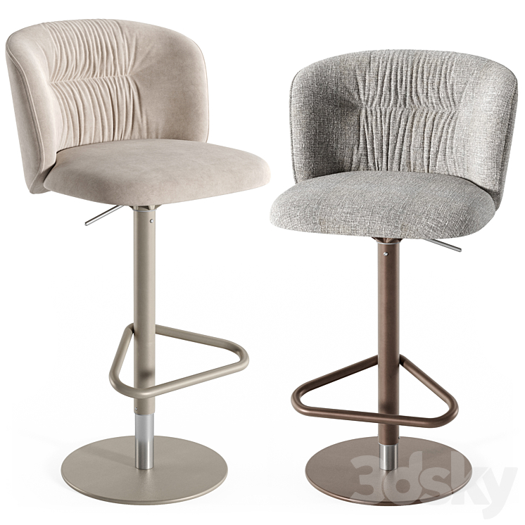 Calligaris Swing adjustable stool - Chair - 3D model