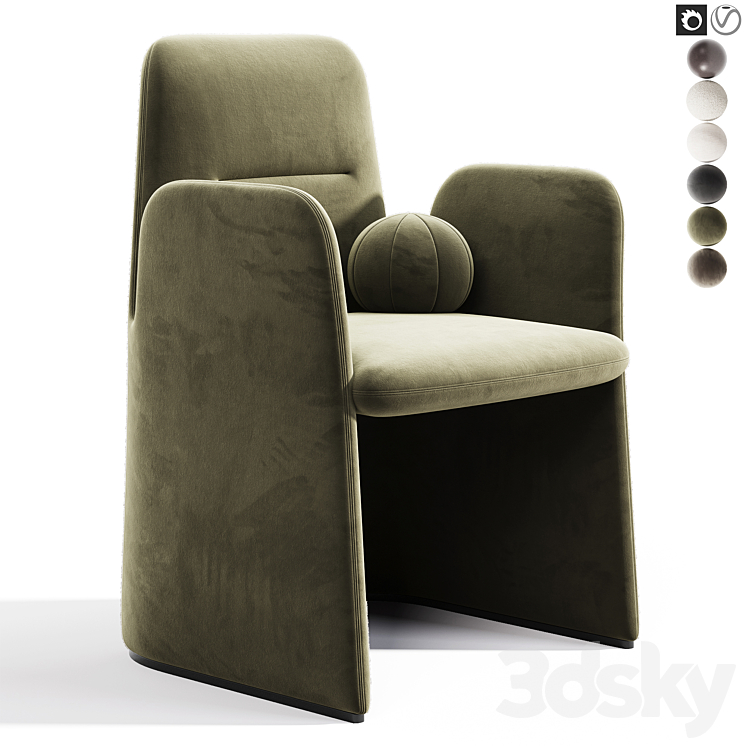 GUEST Chair By Poliform - Chair - 3D model