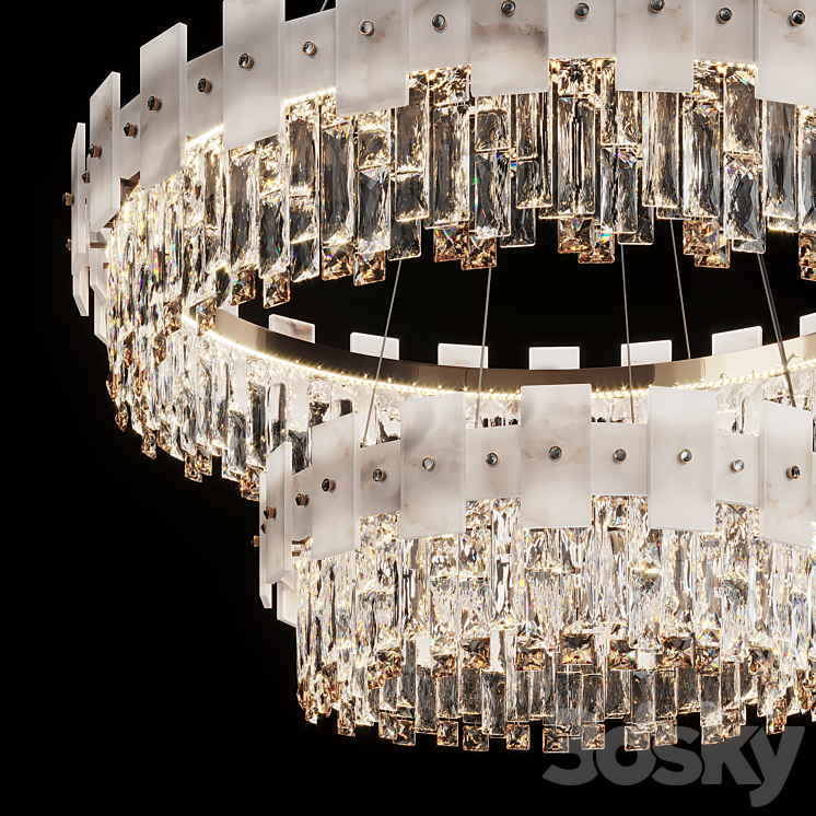 MODELUX ML 6980 800 00P GD - Pendant light - 3D model