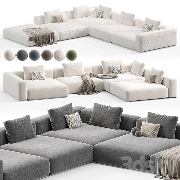 Poliform Westside Sofa Modular - Sofa - 3D model