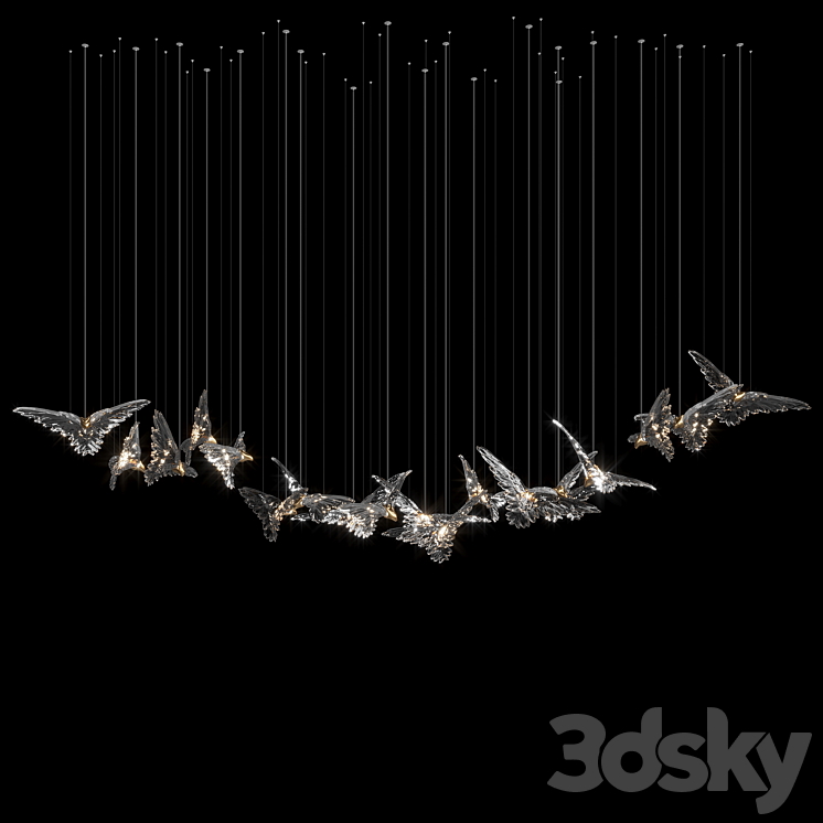 Lighting composition Vargov®Design - LC0509 - Pendant light - 3D model