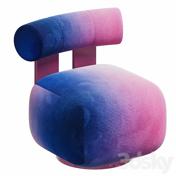 Swivel chair Gradient by Buroart - Arm chair - 3D model
