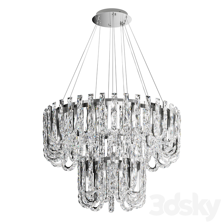 Modelux Crystal Chandeliers - Pendant light - 3D model