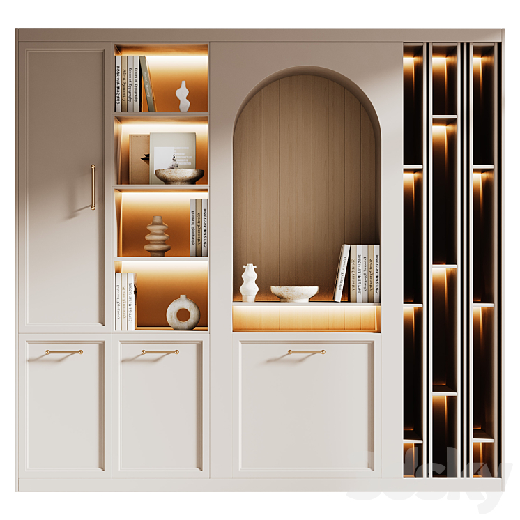 Wardrobe with set - Wardrobe & Display cabinets - 3D model