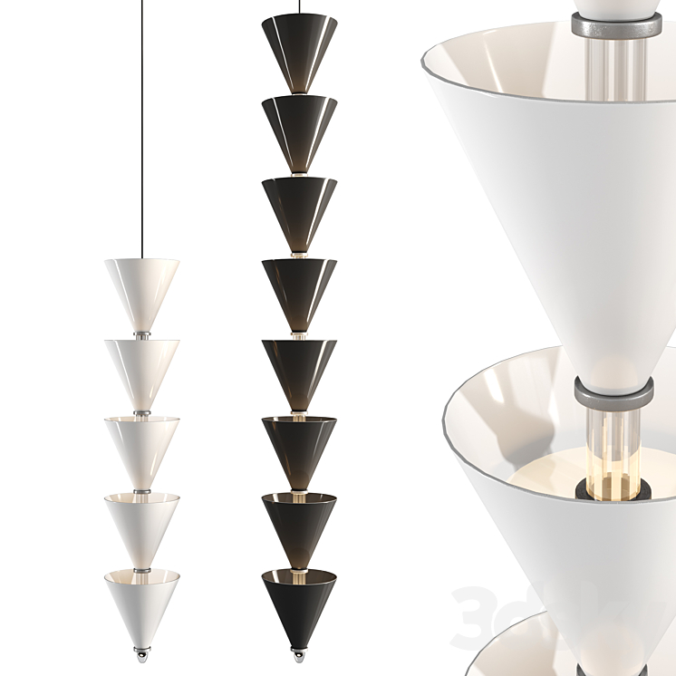 LESTER Suspension Lamp by Lampatron - Pendant light - 3D model