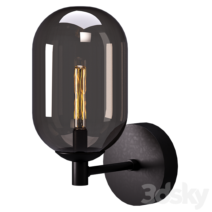 Sconce Freya Tesse FR1011WL-01B - Wall light - 3D model