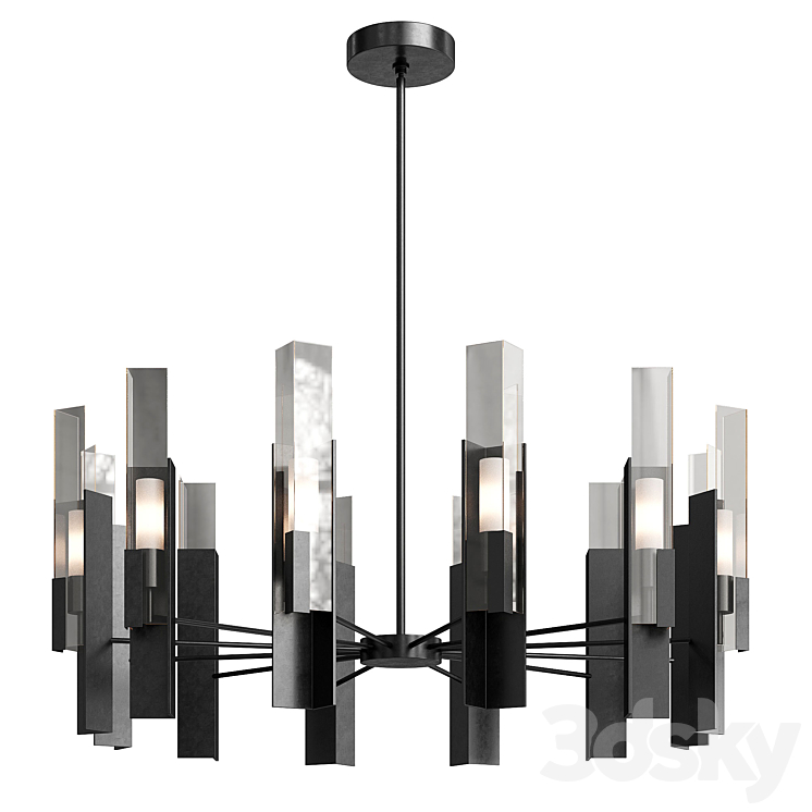 Summit 12-Light Pendant - Pendant light - 3D model
