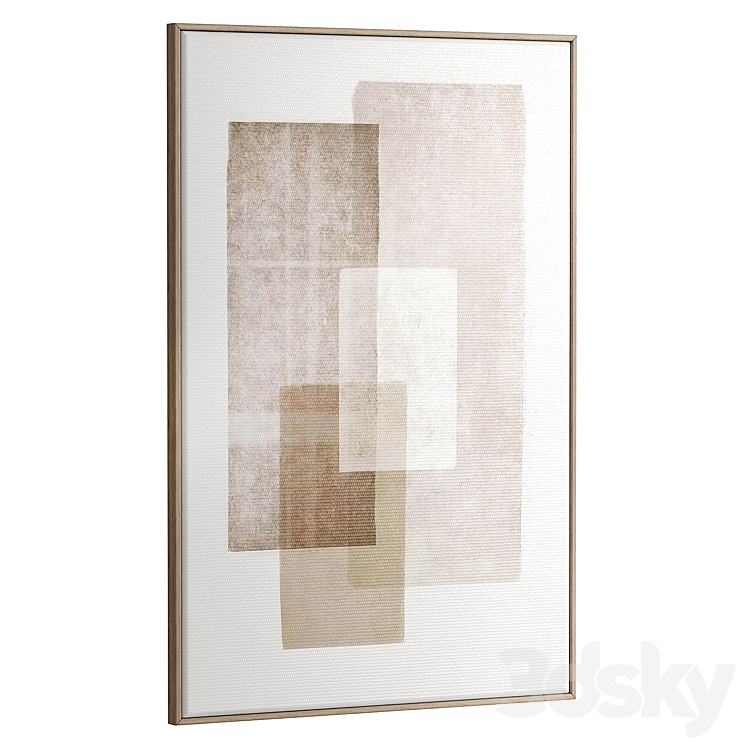 Poster Rhythm light Danton Home - Frame - 3D model