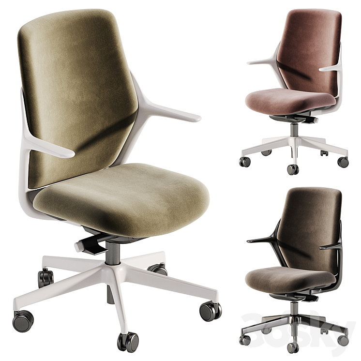 Ofy Task Chairs by Narbutas - Arm chair - 3D model
