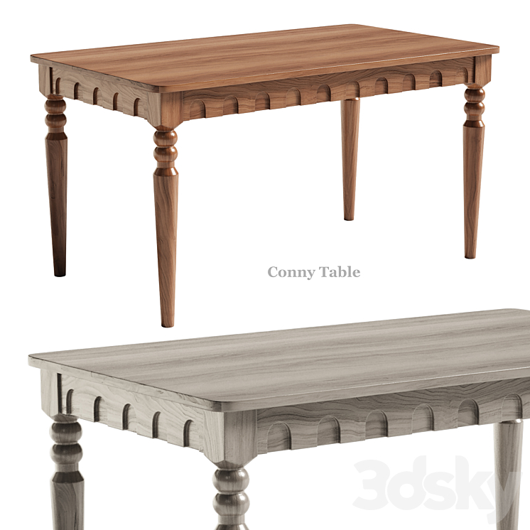 Conny Dining Table - Table - 3D model
