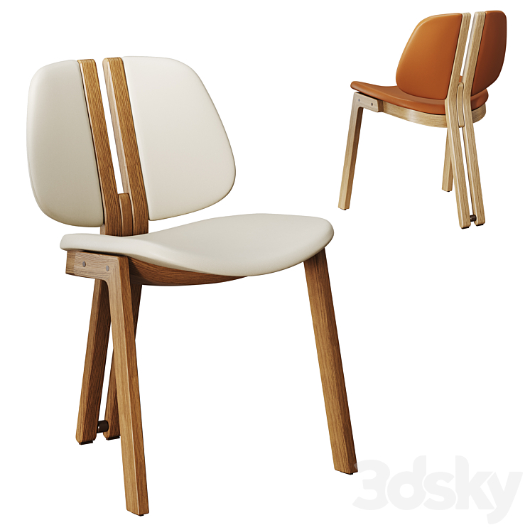 Giano chair by Paolo Castelli - Chair - 3D model