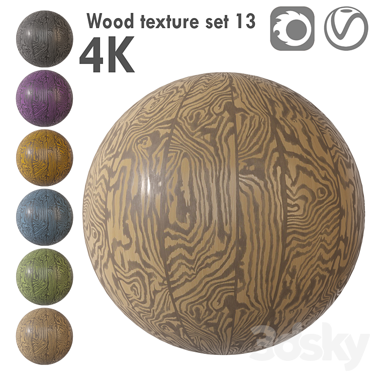 Wood Texture Set 13 - Wood - 3D model