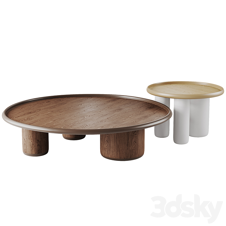Maru coffee tables - Table - 3D model