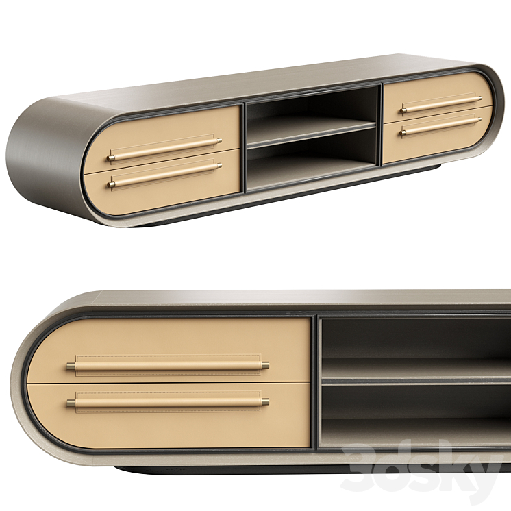 Frato Manarola TV unit - Sideboard & Chest of drawer - 3D model