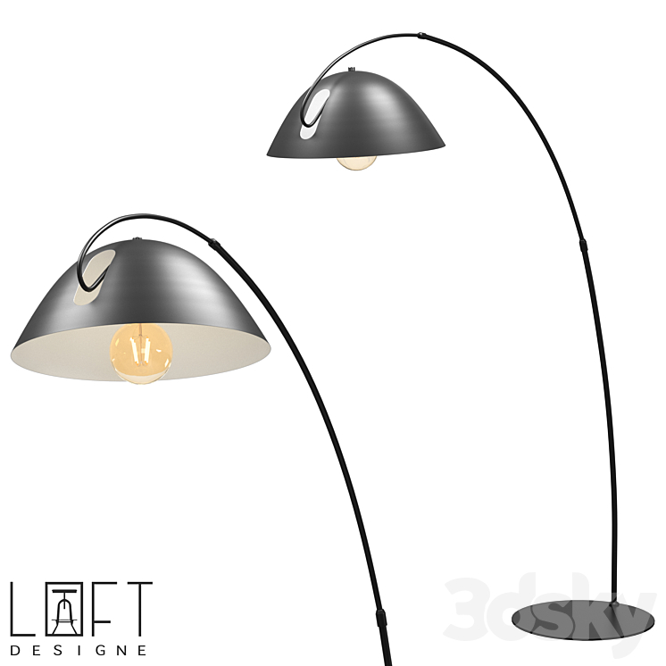 Floor lamp LoftDesigne 858 model - Floor lamp - 3D model