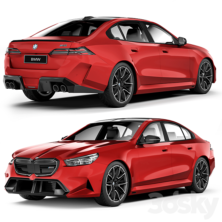 BMW M5 G60 2025 - Ground Transport - 3D model