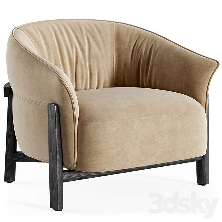 Poliform Leopold armchair - Arm chair - 3D model