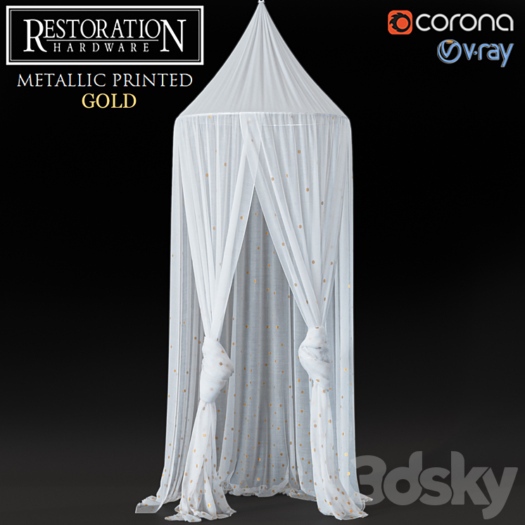 RH METALLIC PRINTED GOLD (v.2) - Miscellaneous - 3D model