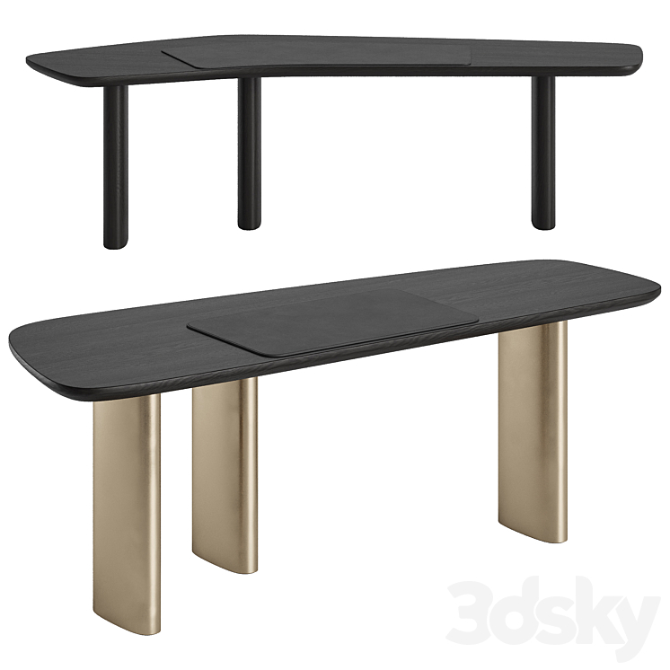 Poliform Adrien Desk - Office furniture - 3D model