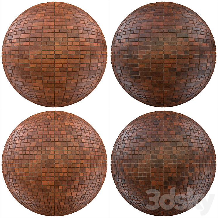 brick pbr 4k seamless 256 - Brick - 3D model