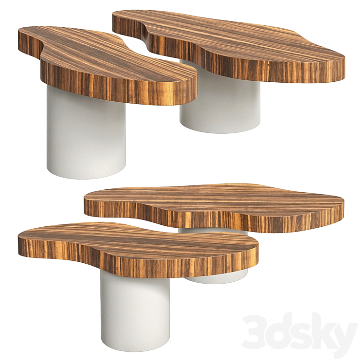 Invisible Collection tables Sisters Midnight Frake - Table - 3D model