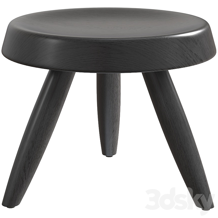 Tabouret berger coffee table by cassina - Table - 3D model