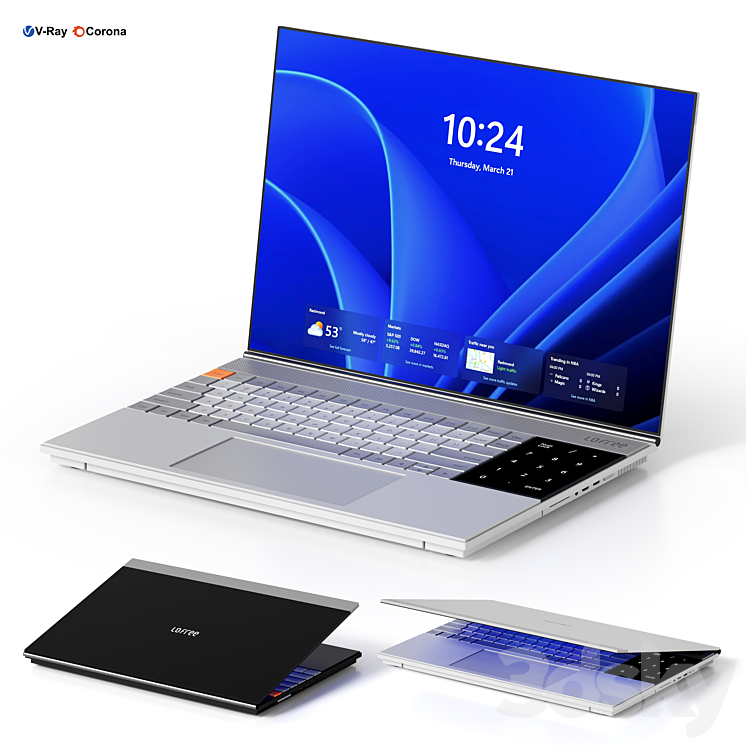 Lofree Laptop Ultra-Professional - PC & other electronics - 3D model