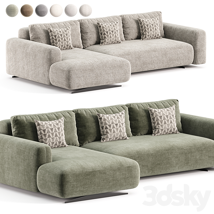 Name: Bo Sofa mononova Modern - Sofa - 3D model