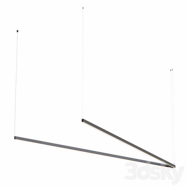 Vibia Sticks Solo Ceiling - Pendant light - 3D model