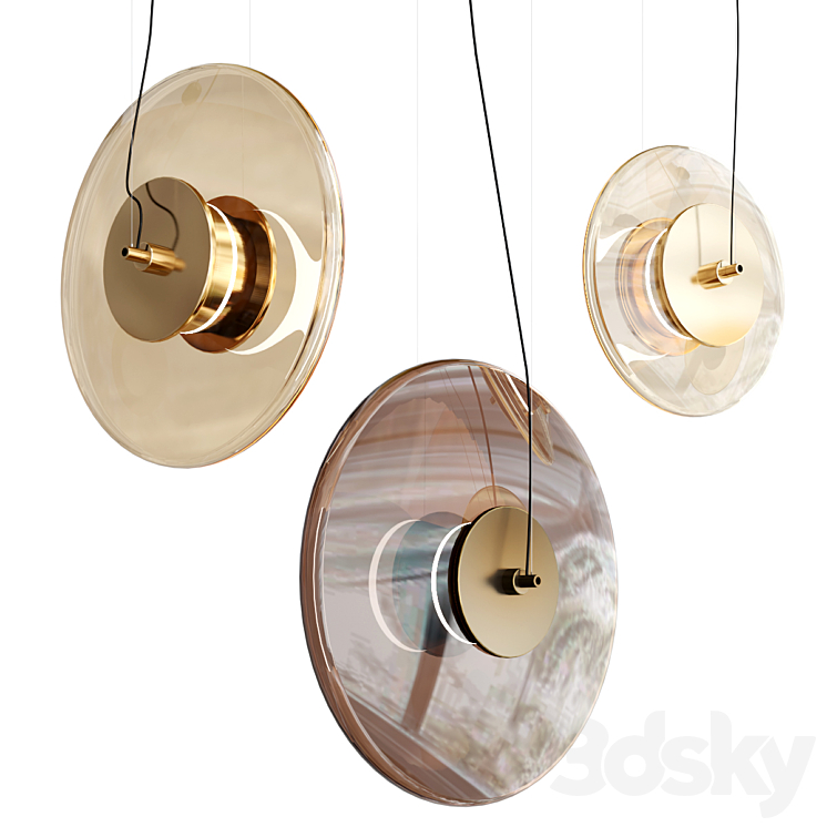 Zen Suspension - Pendant light - 3D model
