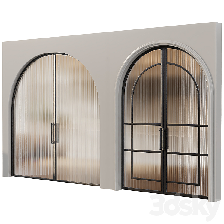 Glass Door 43 - Doors - 3D model