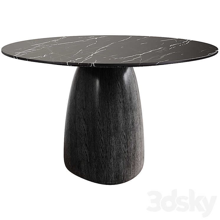Monolith round table by poliform - Table - 3D model