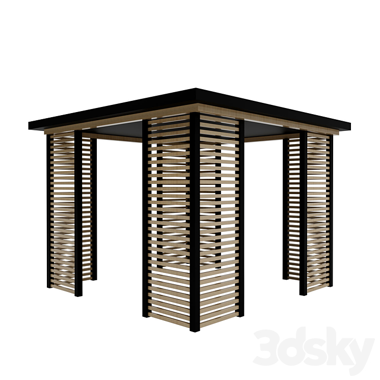 Modern tent gazebo - Other - 3D model
