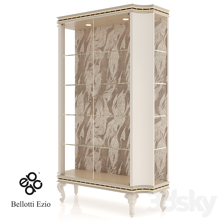 (OM) Bellotti 25-1016 - Wardrobe & Display cabinets - 3D model