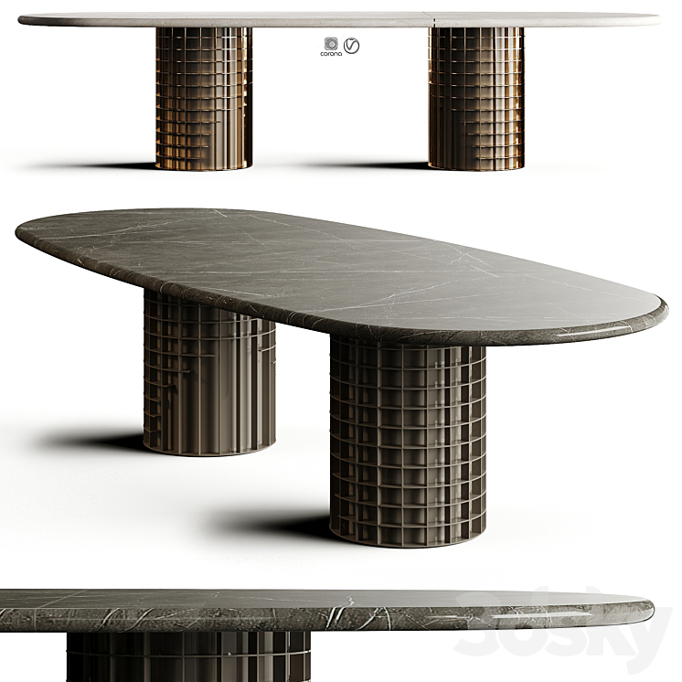 Shake Design VOGUE PREMIUM Dining Table - Table - 3D model