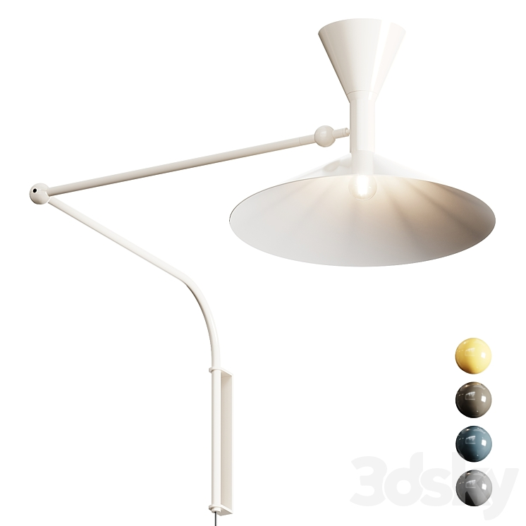 Nemo Lampe De Marseille Wall Lamp - Wall light - 3D model