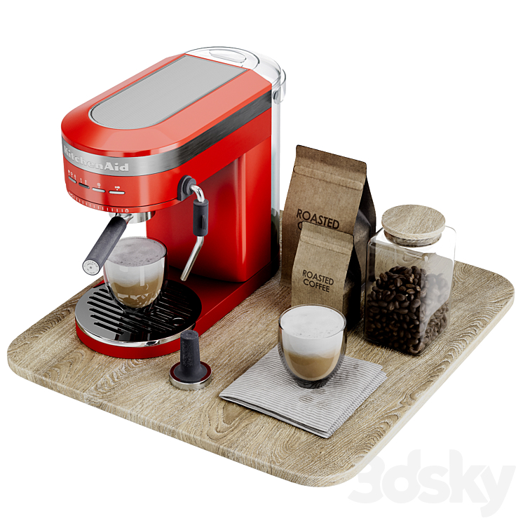 kitchenaid espresso - Kitchen appliance - 3D model