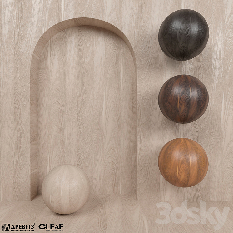 OM Cleaf Yosemite - Wood - 3D model