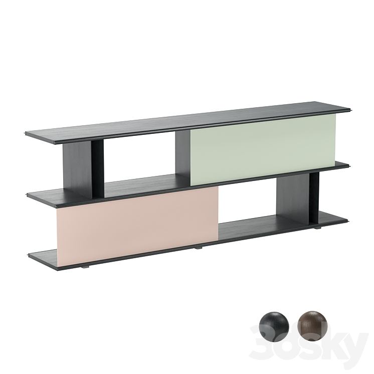 Moroso Frame-Shift Bookshelf Libreria B - Rack - 3D model