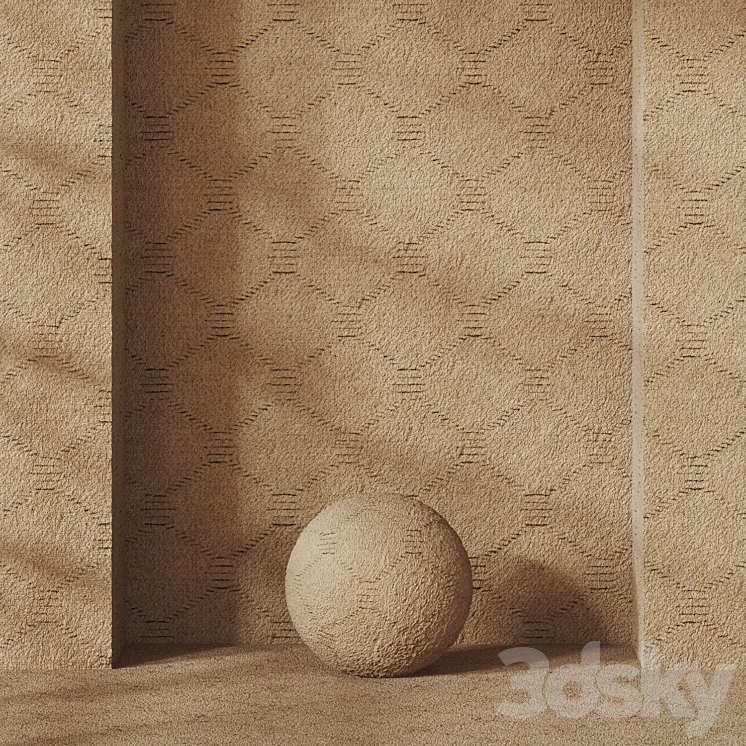 carpet rug 4k pbr - Rug - 3D model