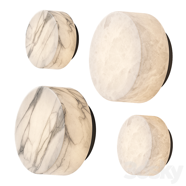 Robin Rock Wall & Ceiling Light - Wall light - 3D model