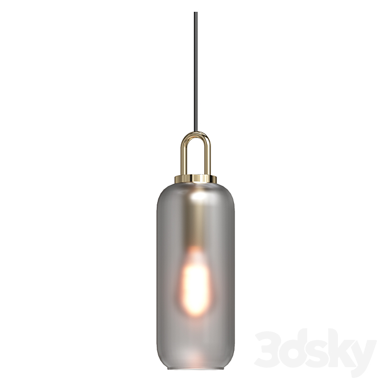 Pendulum Glass Pendant Light - Pendant light - 3D model